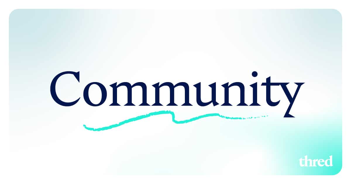 Community Page - Thred